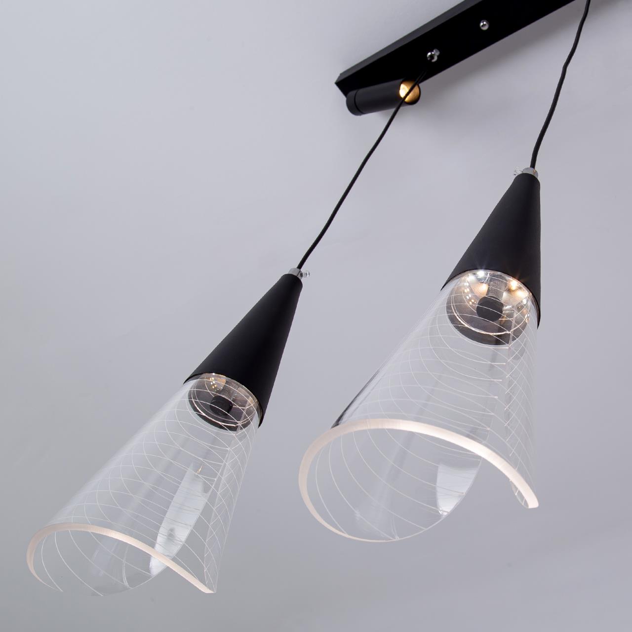 Купить Светильник LED4U L7105-5 BK | «Эдисон»